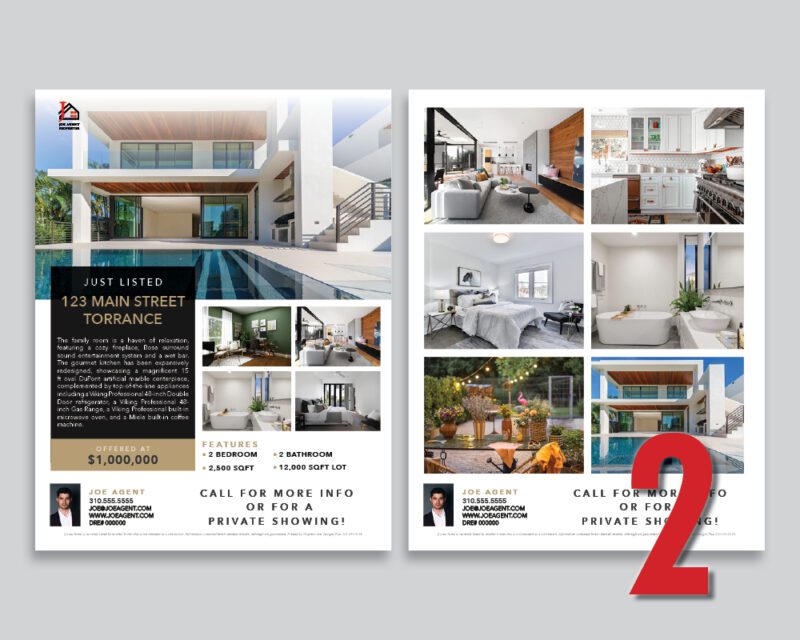 Real Estate Property Flyers – Same Day Printing