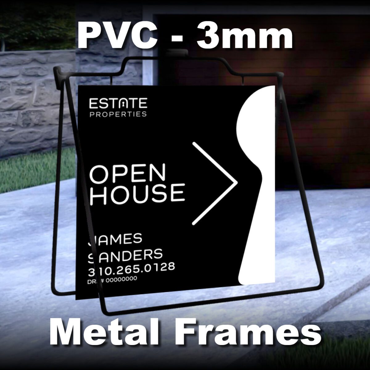 Estate Properties - Open House Signs - Graphics and Designs Plus